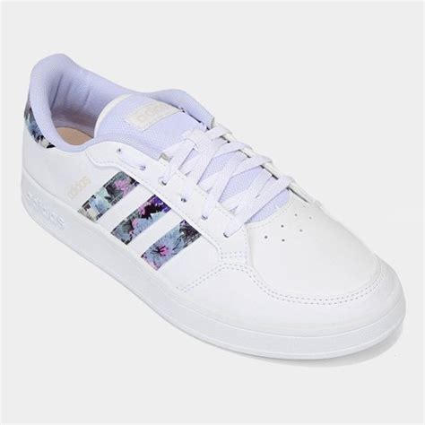 Tênis Adidas Breaknet Floral Feminino Branco Netshoes