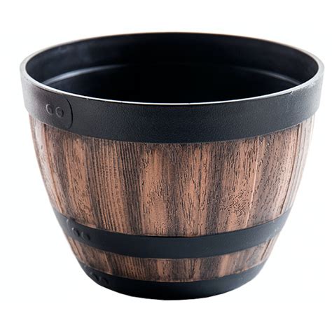 Global House Tree O กระถางต้นไม้ 12นิ้ว รุ่น Am002 ขนาด 30 222 7ซม สีไม้ รับประกันของเเท้