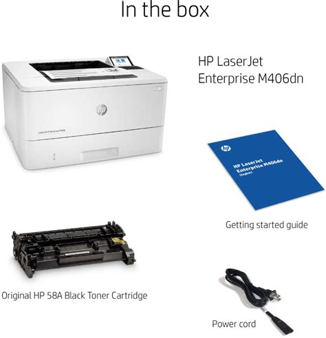 Hp Laserjet Enterprise M406dn Laser Printer 3pz15abgj