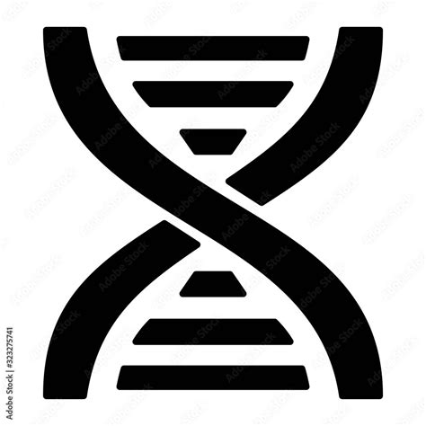 Dna Helix Molecule Icon Illustration Genetics Gene Human Genome