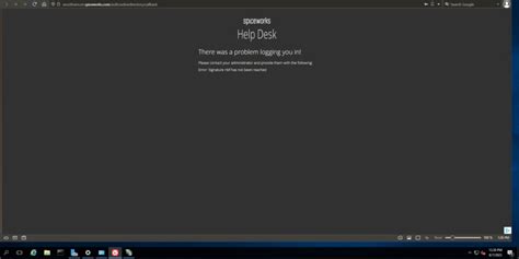 Error I Inetgrate Spiceworks With Active Directory But When Access