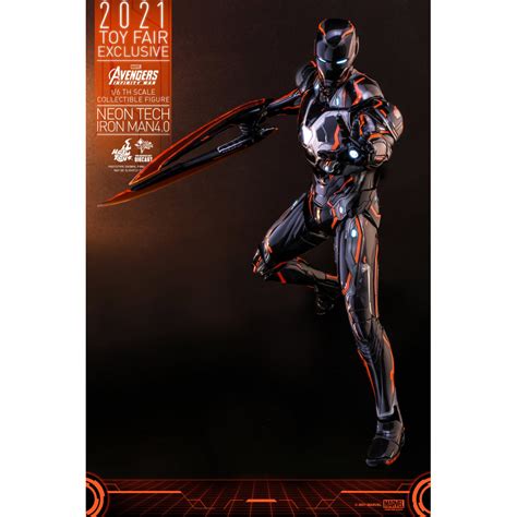 Hot Toys 16 Avengers Infinity War Neon Tech Iron Man 40 2021 Toy