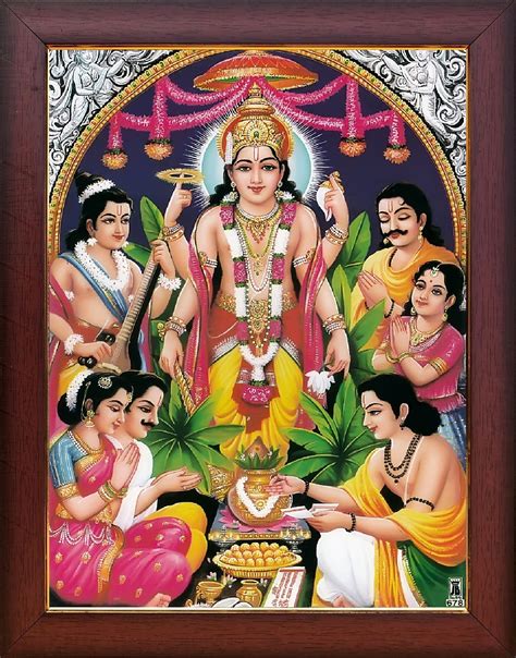 Buy Garuda Photos - God Sri Satyanarayana Swamy Photo Frame (Satya ...