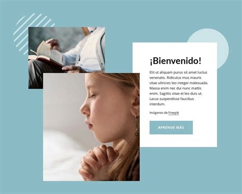 Bloque De Bienvenida Con Im Genes En Capas Plantilla Html