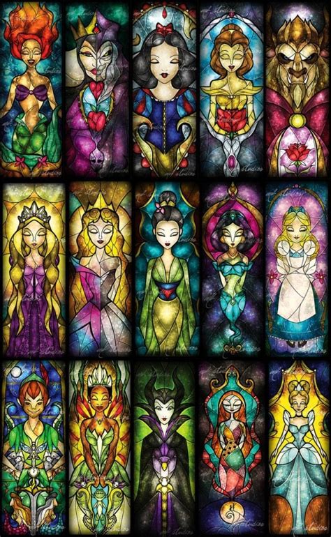 Stained Glass Art Disney