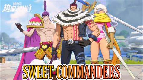 Three Sweet Commanders Pvp Gameplay One Piece Fighting Path Youtube