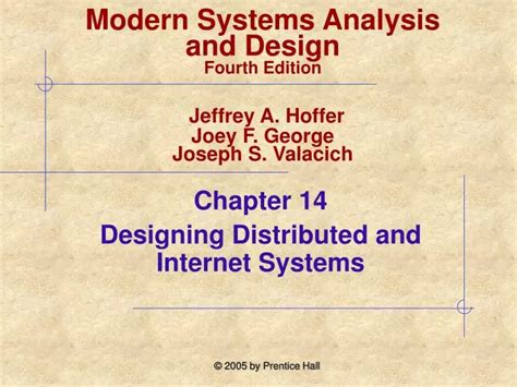 Ppt Chapter 14 Designing Distributed And Internet Systems Powerpoint