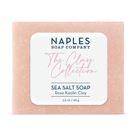 Rose Kaolin Clay Sea Salt Soap Naples Soap Company