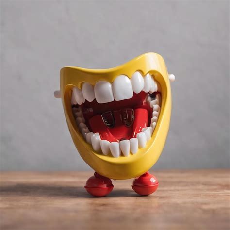 Premium Ai Image Wind Up Chattering Teeth Toy
