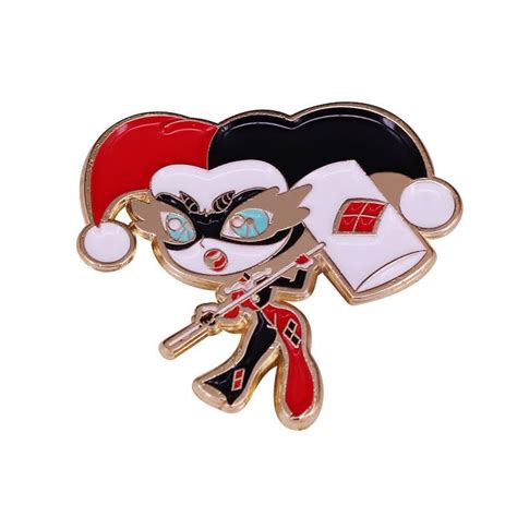 Harley Quinn Court Jester Chibi Enamel Pin Distinct Pins