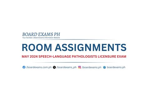 Room Assignments Board Exams Ph
