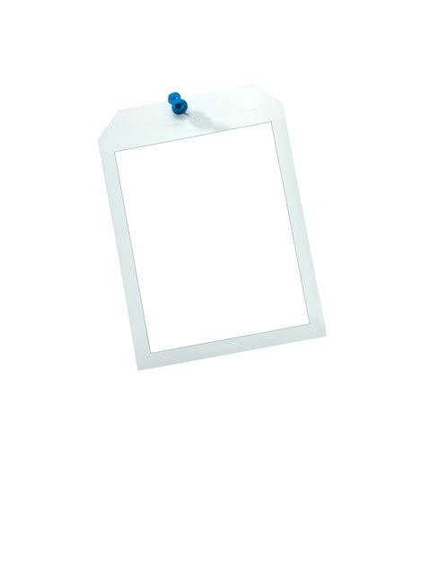 Premium Photo Instant Frames Hang On Wall With Colored Pins