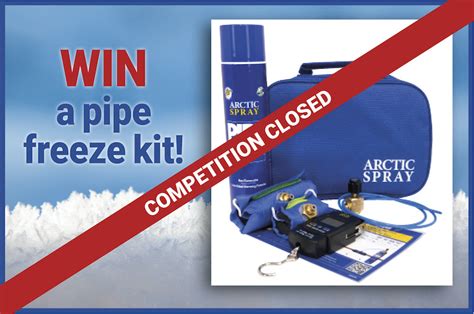 Win A Pipe Freeze Kit From Arctic Hayes