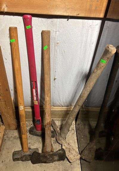 True Temper Fiberglass Handled Splitting Mahl Double Bit Axe Sledge