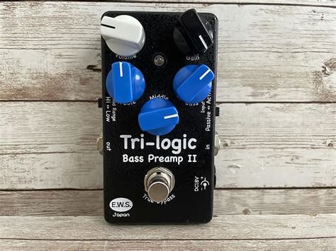 Used Ews Trilogic Iii Preamp Pedal Guitar Effect Reverb