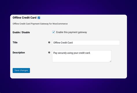 WooCommerce Offline Credit Card Checkout Method WebDevBay
