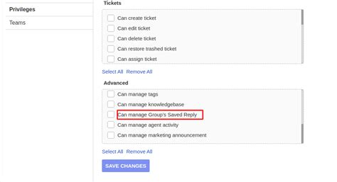 In Privileges Showing Extra Option Can Manage Groups Saved Reply So