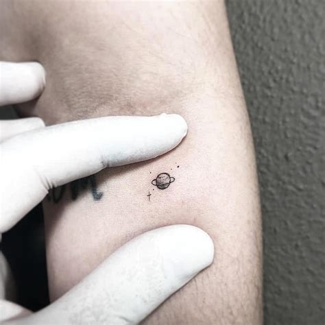 Micro Saturn By Zace Duardo Tattoo Tattoogrid Net