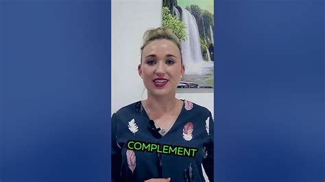 Compliment Vs Complement Youtube
