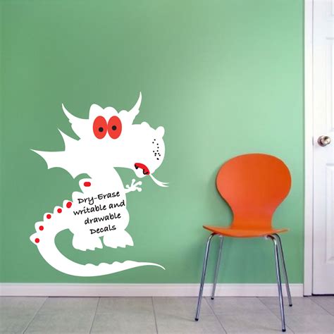 Dry Erase Dragon Decal Dry Erase Wall Decal Murals Primedecals