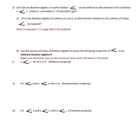 answered 2 let k be any boolean algebra a… bartleby