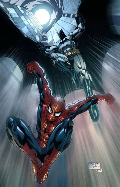 Batman And Spider Man By Corbett316 On Deviantart
