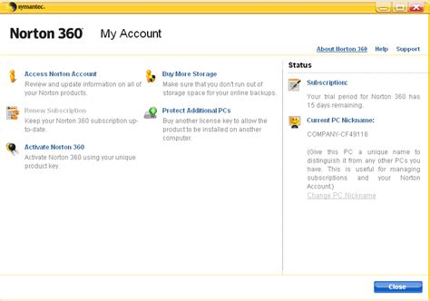 Norton 360 Software Informer Screenshots
