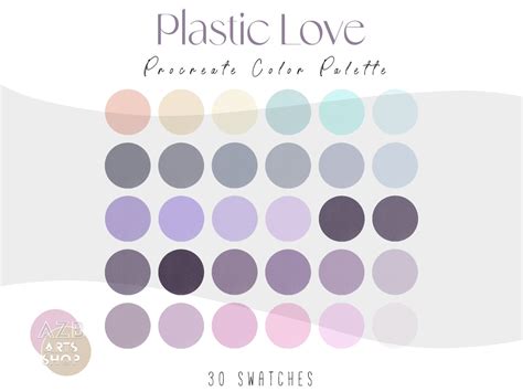 Pastel Cute Procreate Color Palette Bundle Color Palette For Procreate