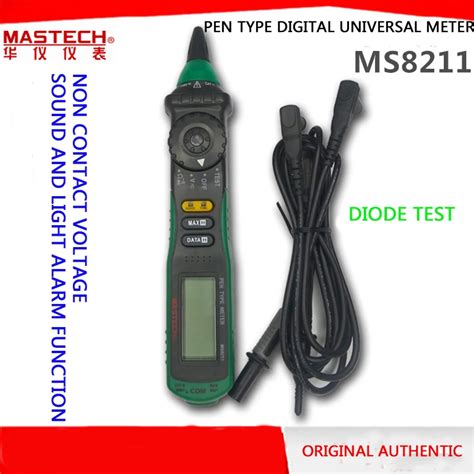 MASTECH MS8211 Pen Type Meter Auto Range Digital Multimeter Non contact ...