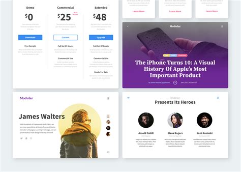 Modular Conceptual Ui Kit On Behance