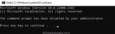 How To Disable Command Prompt In Windows