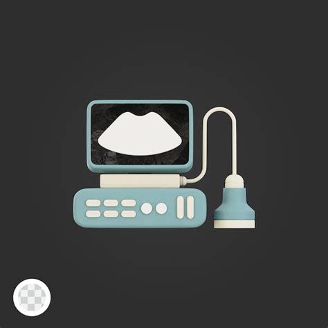 Premium Psd 3d Ultrasound Icon