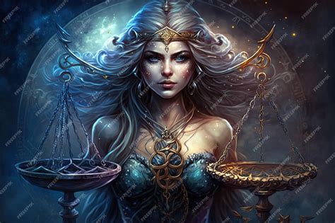 Premium Photo Backdrop Of Sacred Zodiac Libra Symbols Astrology