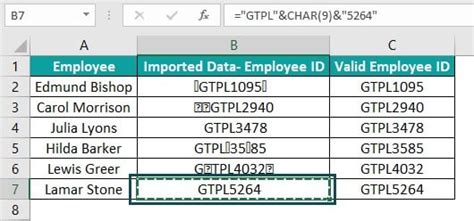 CLEAN Excel Function Formula Examples How To Use