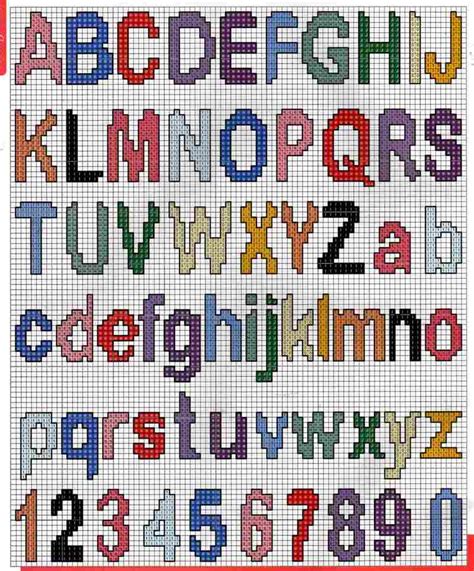 Ponto Cruz Letras Alfabeto RETOEDU