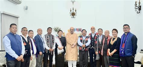 Nagaland Enpo Leaders Meet Amit Shah Over Separate State Demand