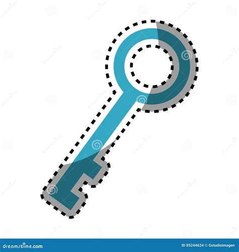 Security Key Icon Stock Illustration Illustration Of House 85244624