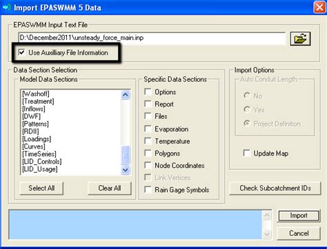 advanced swmm 5 import into infoswmm and h2omap swmm icm swmm and icm