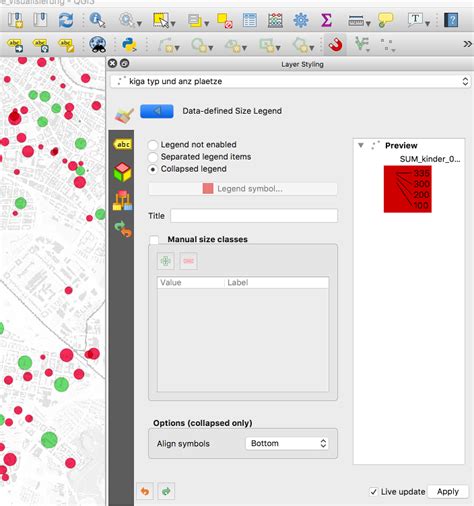 Qgis Why Are Size Scaled Symbols Missing From Map Layout Legend