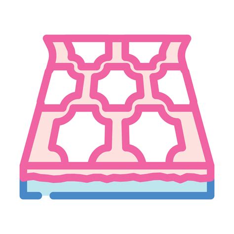 Linoleum Layer Floor Color Icon Vector Illustration 17290187 Vector Art