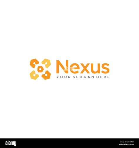 Flat Colorful Nexus Circuit Tech Logo Design Stock Vector Image And Art Alamy
