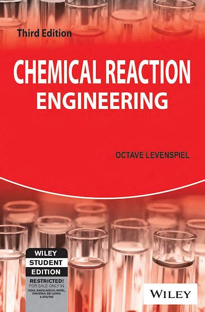 Chemical Engineering Books Pdf Chemical Reaction Engineering Book And