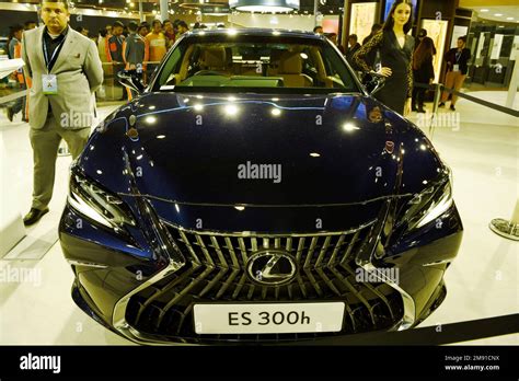 Greater Noida India January 13 2023 Lexus Es 300h Car Is On