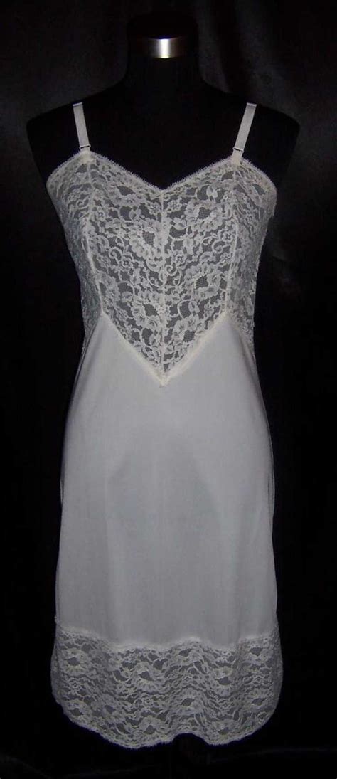 Ultra Lacey Sears Full Slip 34 Gem