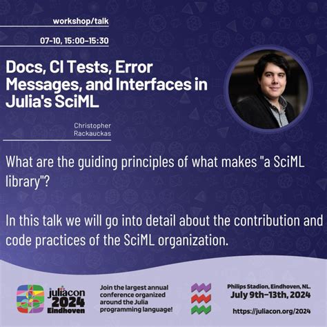 Sciml On Linkedin Docs Ci Tests Error Messages And Interfaces In