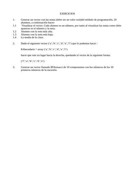 practica array pdf