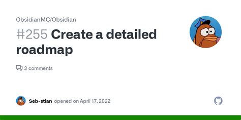 Create A Detailed Roadmap Issue Obsidianmc Obsidian Github