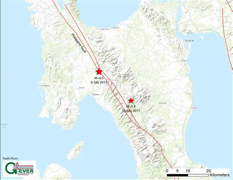 Philippine Fault Map Philippine Earthquake