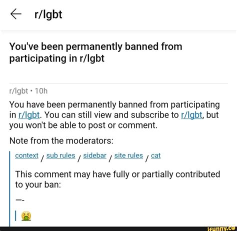 Youve Been Permanently Banned From Participating In You Have Been Permanently Banned From