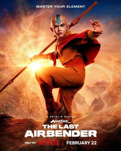 Aang Zuko Katara And Sokka Feature On Avatar The Last Airbender Live Action Character Posters